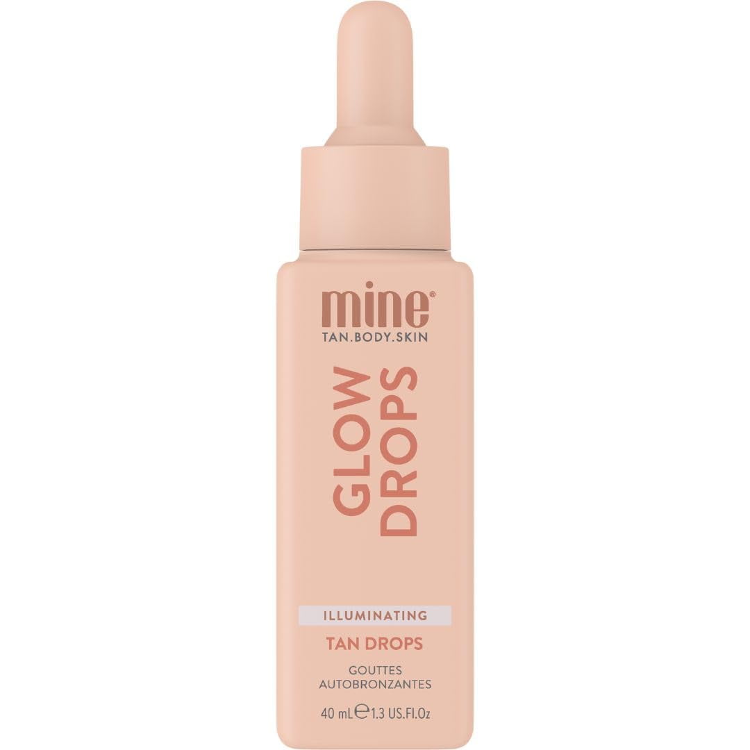 Minetan Illuminating Glow Tan Drops | Clear Facial Self Tanning Bronzer ...