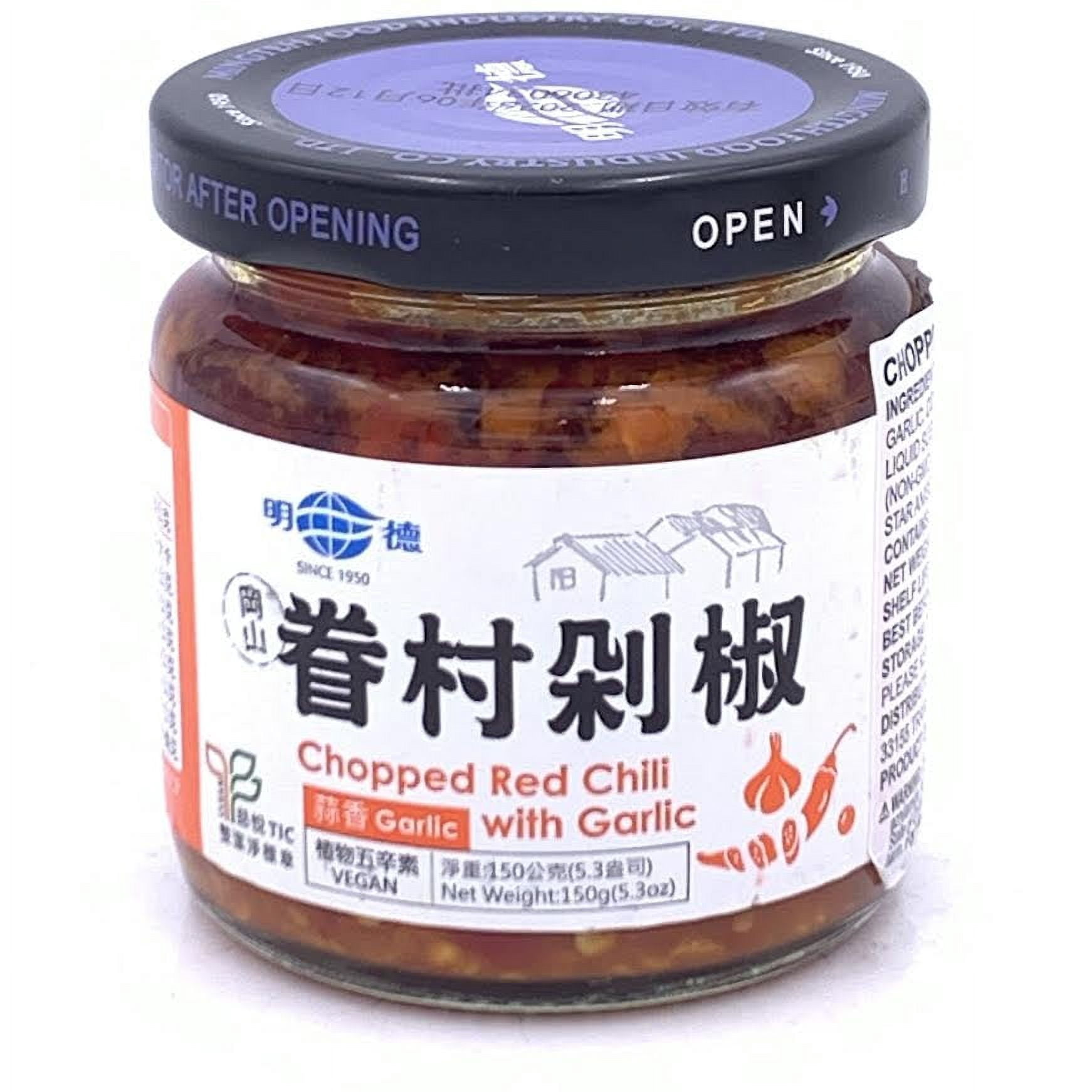 Ming Ten Chopped Red Chili With Garlic 150g眷村剁椒 - Walmart.com