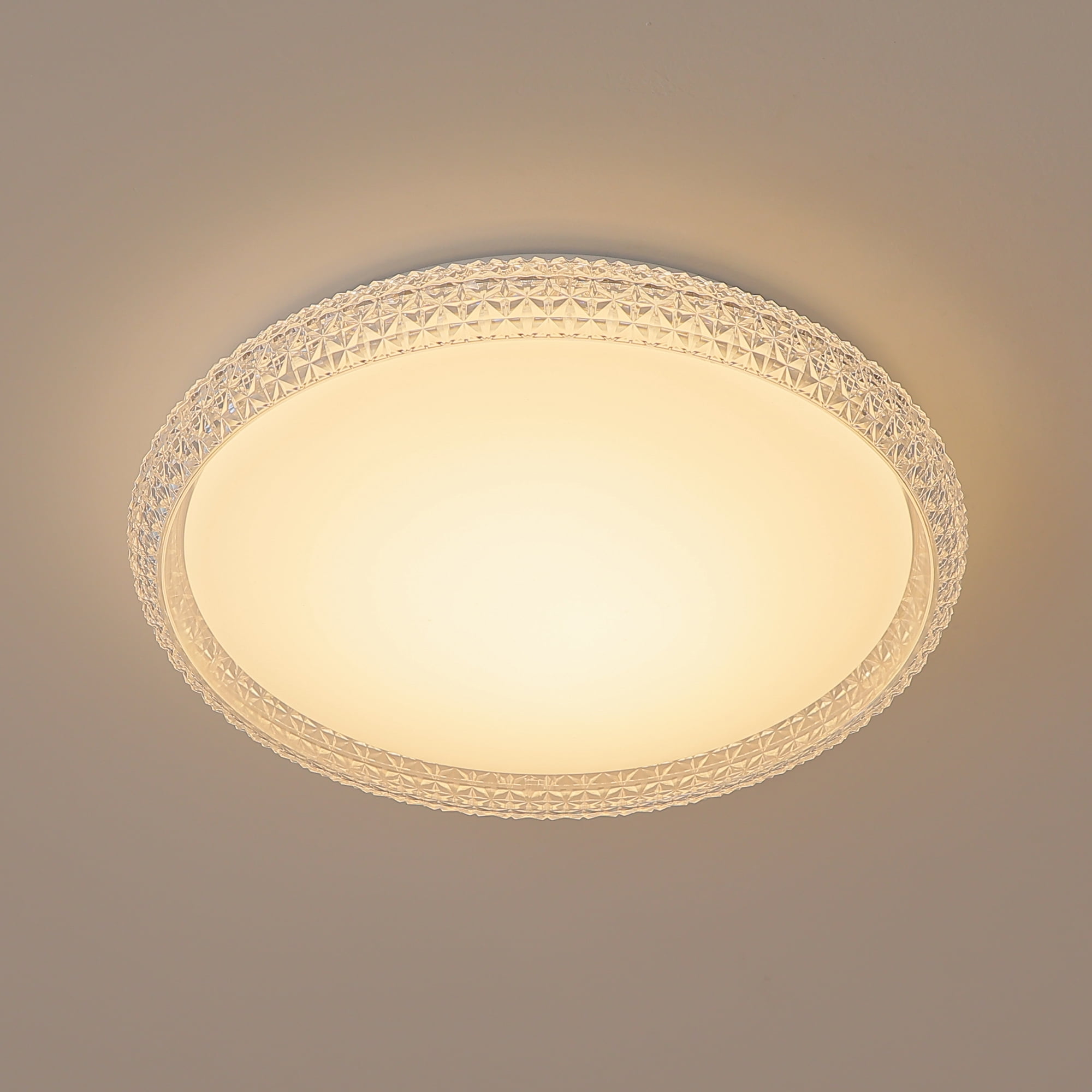 Lucere 16'' Flush Mount LED Ceiling Light, Dimmable 24W LED Ceiling ...