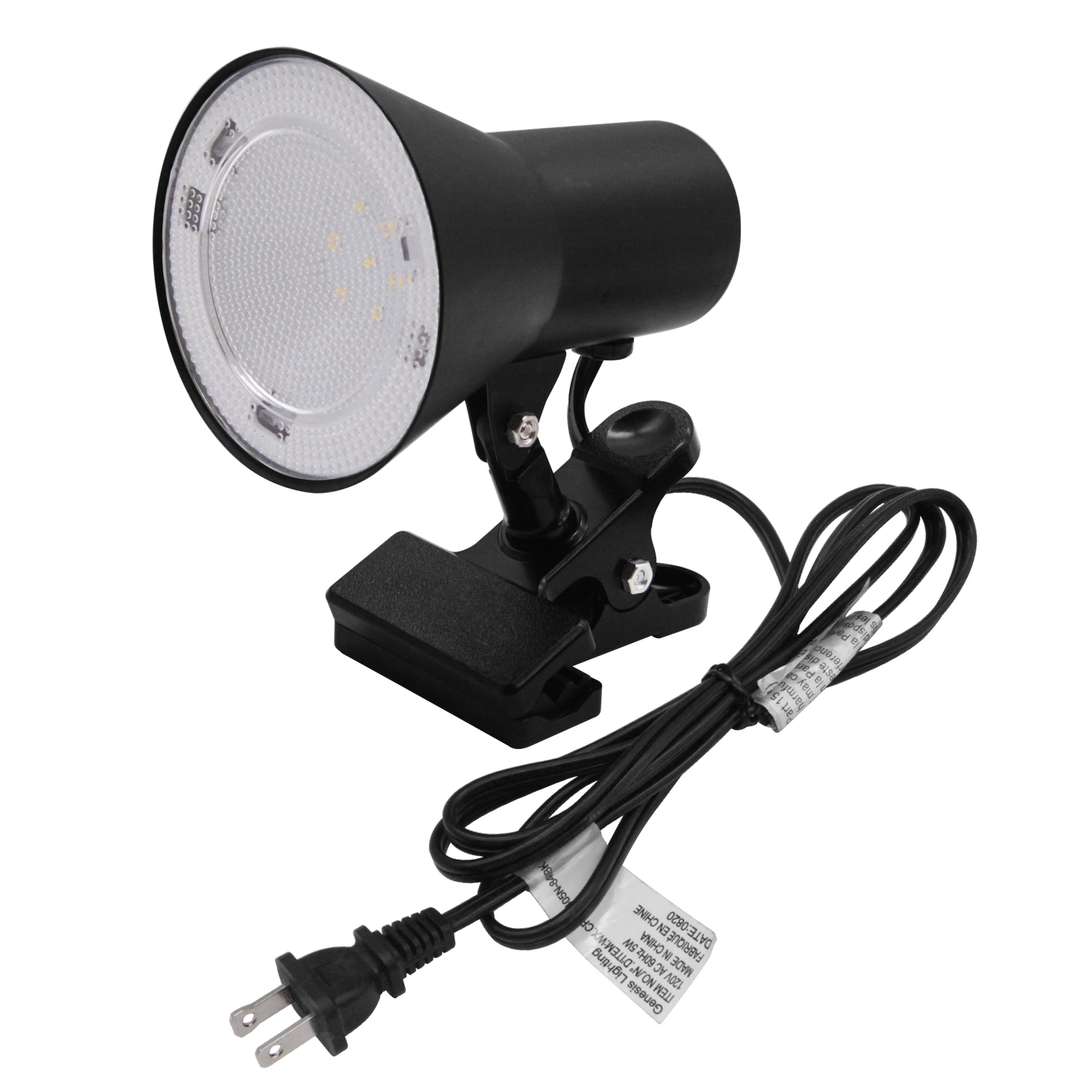 MingBright Mini LED Clamp on Desk Task Lamp, Clip on Desk Reading Light ...