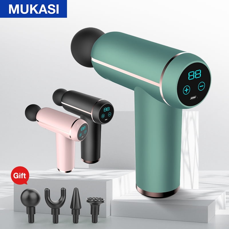 MingX LCD Display Professional Massage Gun Deep Muscle Relaxation ...