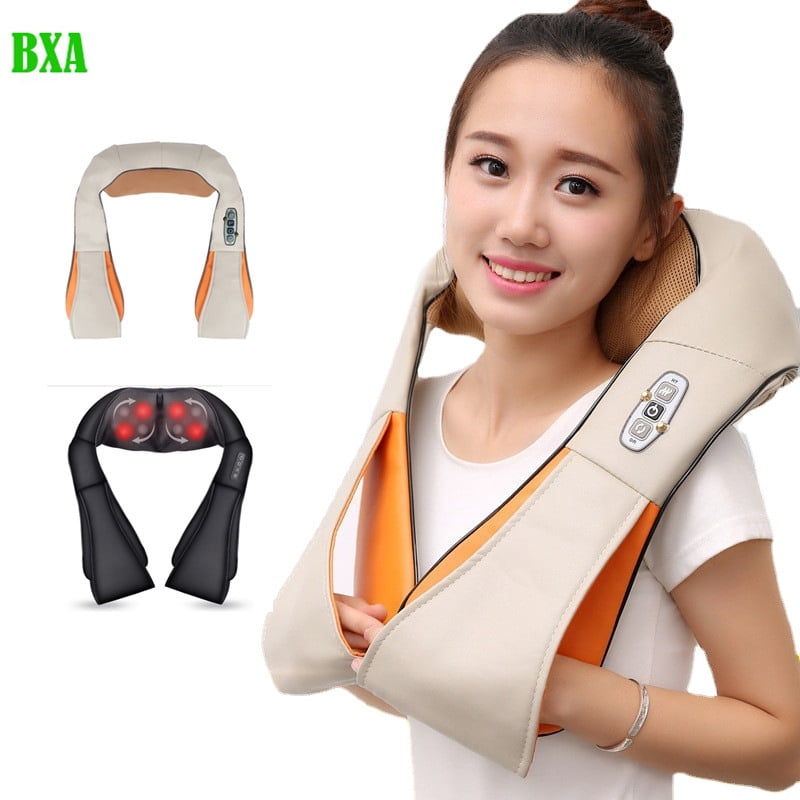 MingX U Shape Shiatsu Back Shoulder and Neck Massager Electric Full ...