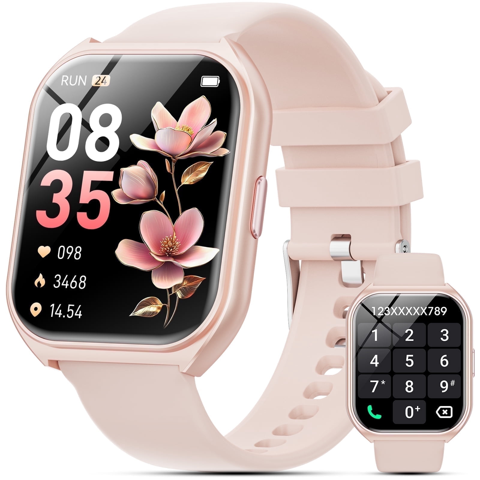 Mingdaln 2025 New 1.85-inch Men Women's Smartwatch with Answer/Make ...