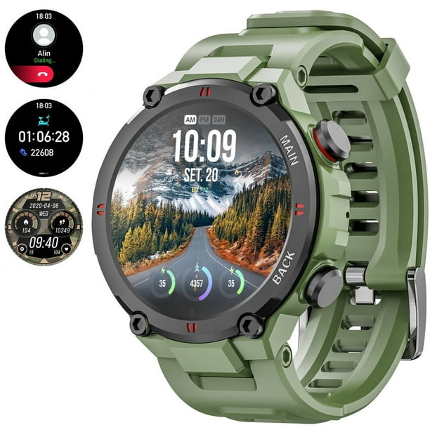 Mingdaln W13 Smart Watch (Answer/Make Calls), Activity Tracker, Smart ...