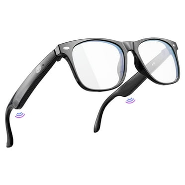 4 Lens Colors Smart Glasses - HiFi Sound, Touch Button, TWS, AI Voice ...
