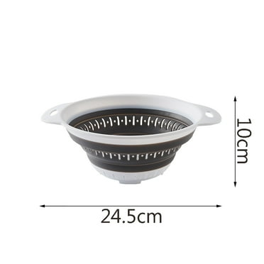 Fruit Strainer,Portable Multi-Function Plastic Draining Bowl with ...