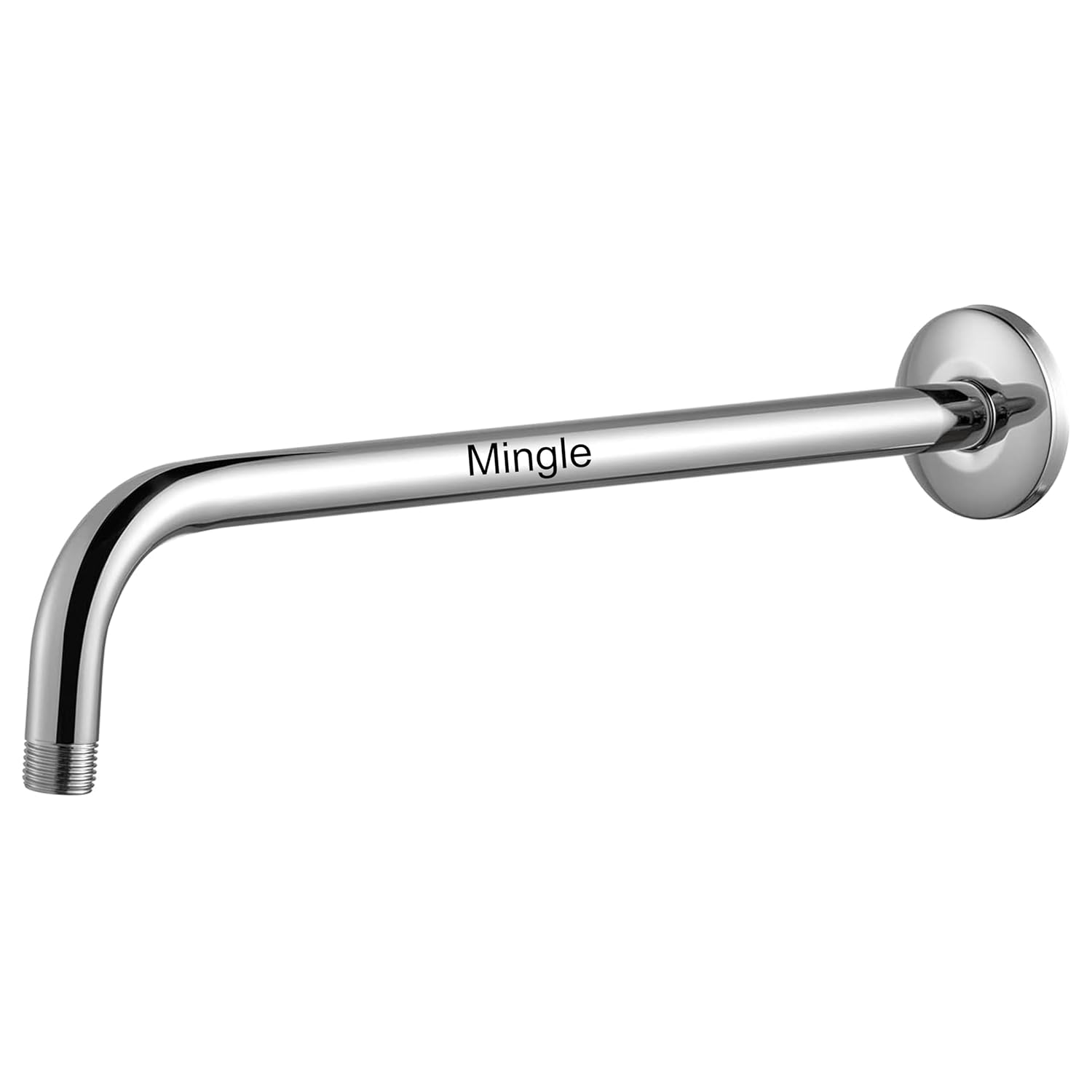 Mingle Premium Grade Stainless Steel Shower Arm ROUND FULL BEND 15 INCH ...