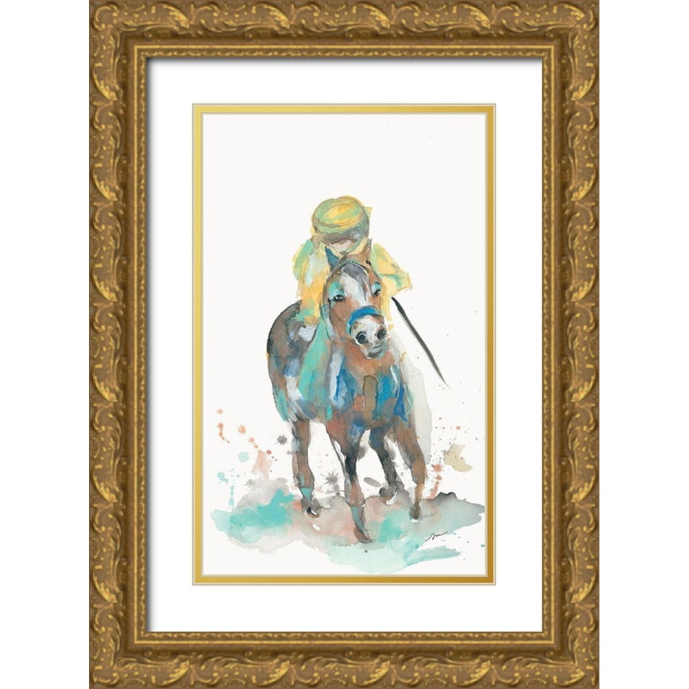 Mingo, Jessica 10x14 Gold Ornate Wood Framed with Double Matting Museum ...
