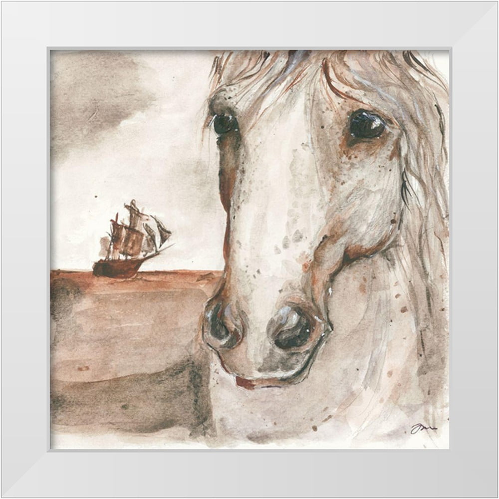Mingo, Jessica 12x12 White Modern Wood Framed Museum Art Print Titled ...