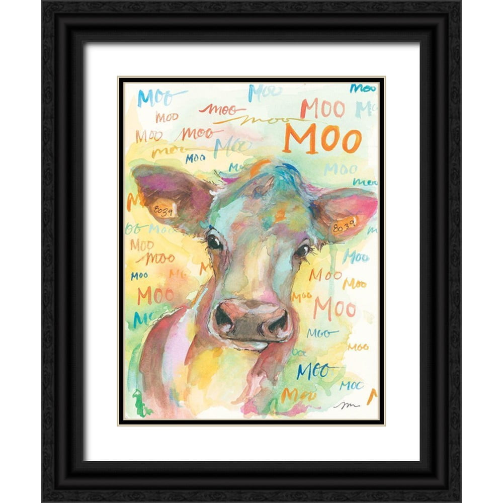 Mingo, Jessica 12x14 Black Ornate Wood Framed with Double Matting ...