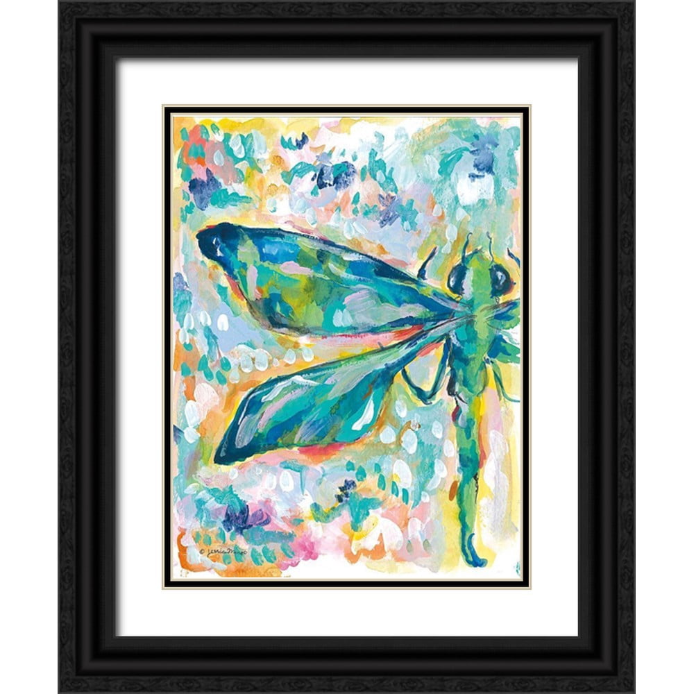 Mingo, Jessica 12x14 Black Ornate Wood Framed with Double Matting ...