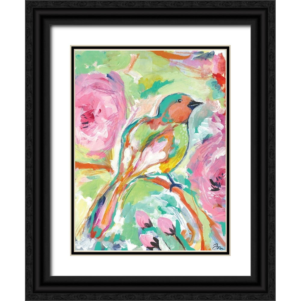 Mingo, Jessica 12x14 Black Ornate Wood Framed with Double Matting ...