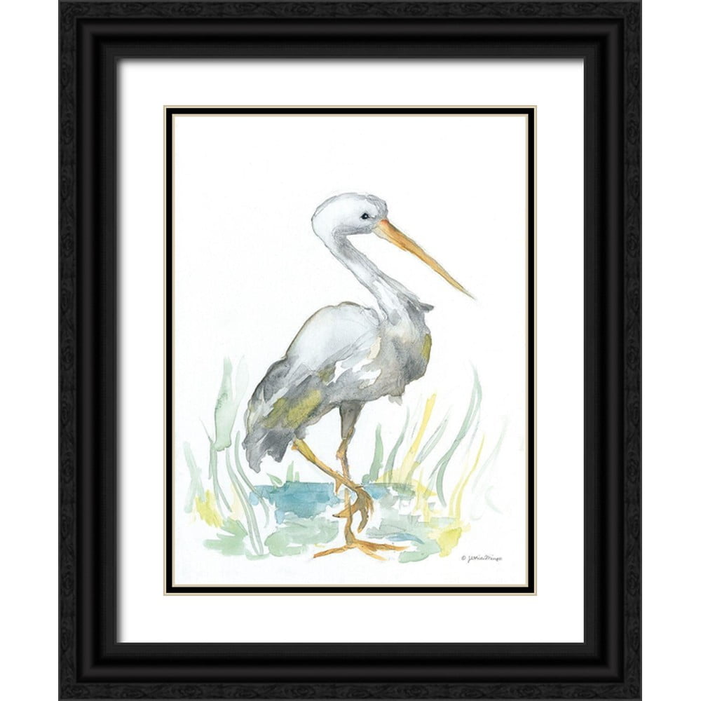 Mingo, Jessica 12x14 Black Ornate Wood Framed with Double Matting ...