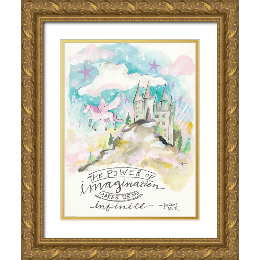 Mingo, Jessica 12x14 Gold Ornate Wood Framed with Double Matting Museum ...