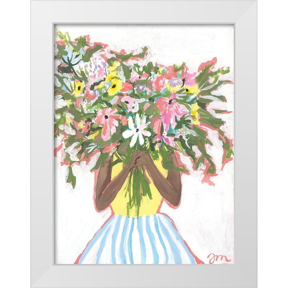 Mingo, Jessica 12x14 White Modern Wood Framed Museum Art Print Titled ...