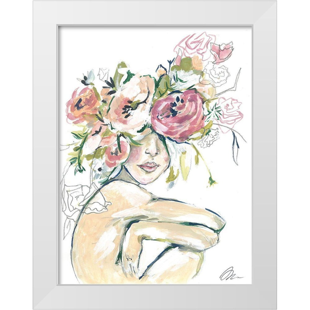 Mingo, Jessica 12x14 White Modern Wood Framed Museum Art Print Titled ...