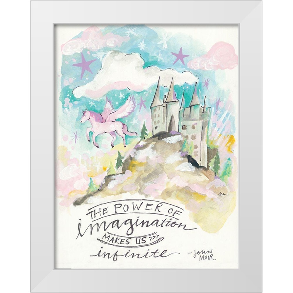Mingo, Jessica 12x14 White Modern Wood Framed Museum Art Print Titled ...