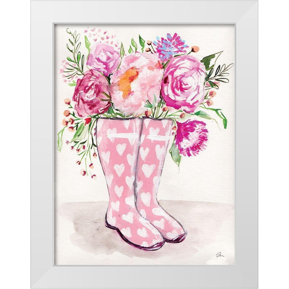 Mingo, Jessica 12x14 White Modern Wood Framed Museum Art Print Titled ...