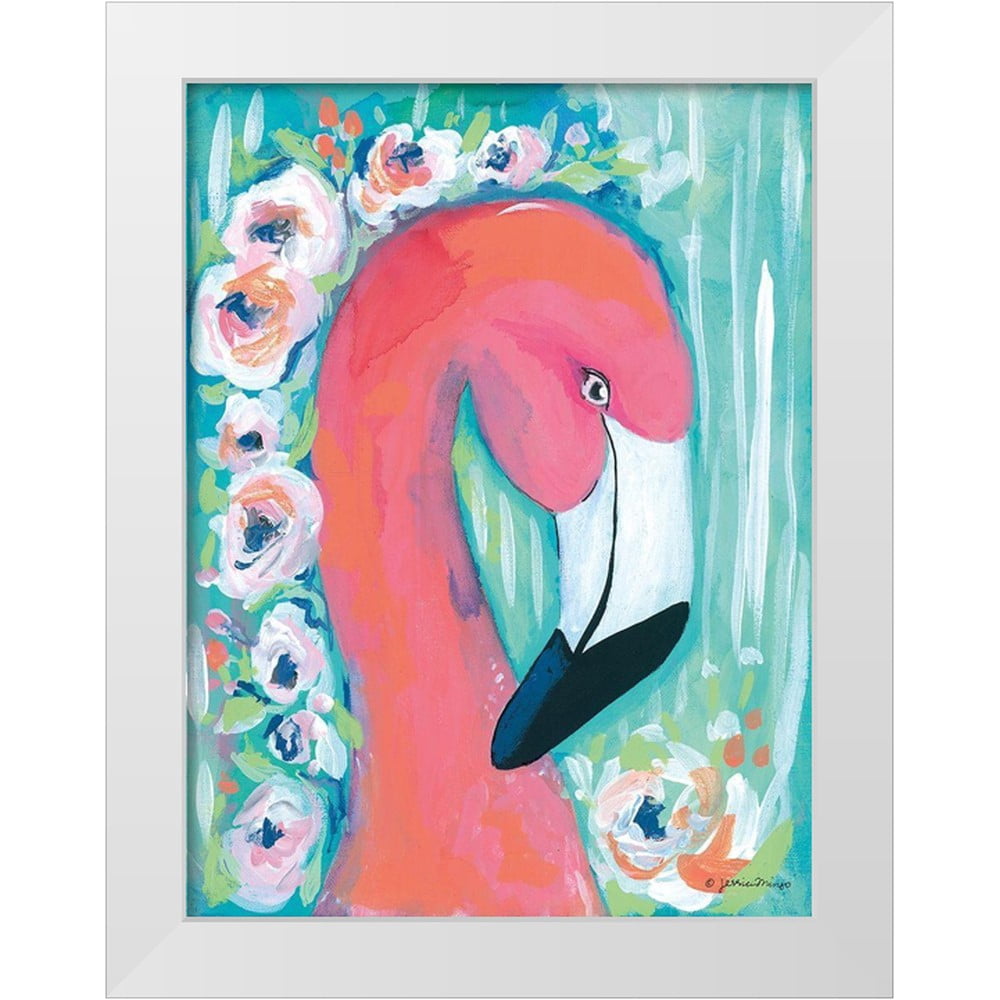 Mingo, Jessica 12x14 White Modern Wood Framed Museum Art Print Titled ...