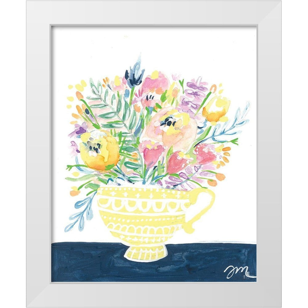 Mingo, Jessica 12x14 White Modern Wood Framed Museum Art Print Titled ...