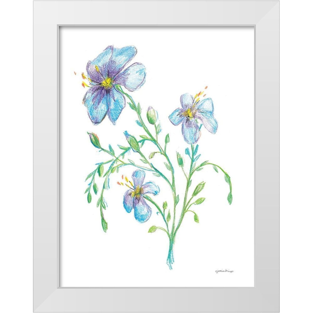 Mingo, Jessica 12x14 White Modern Wood Framed Museum Art Print Titled ...