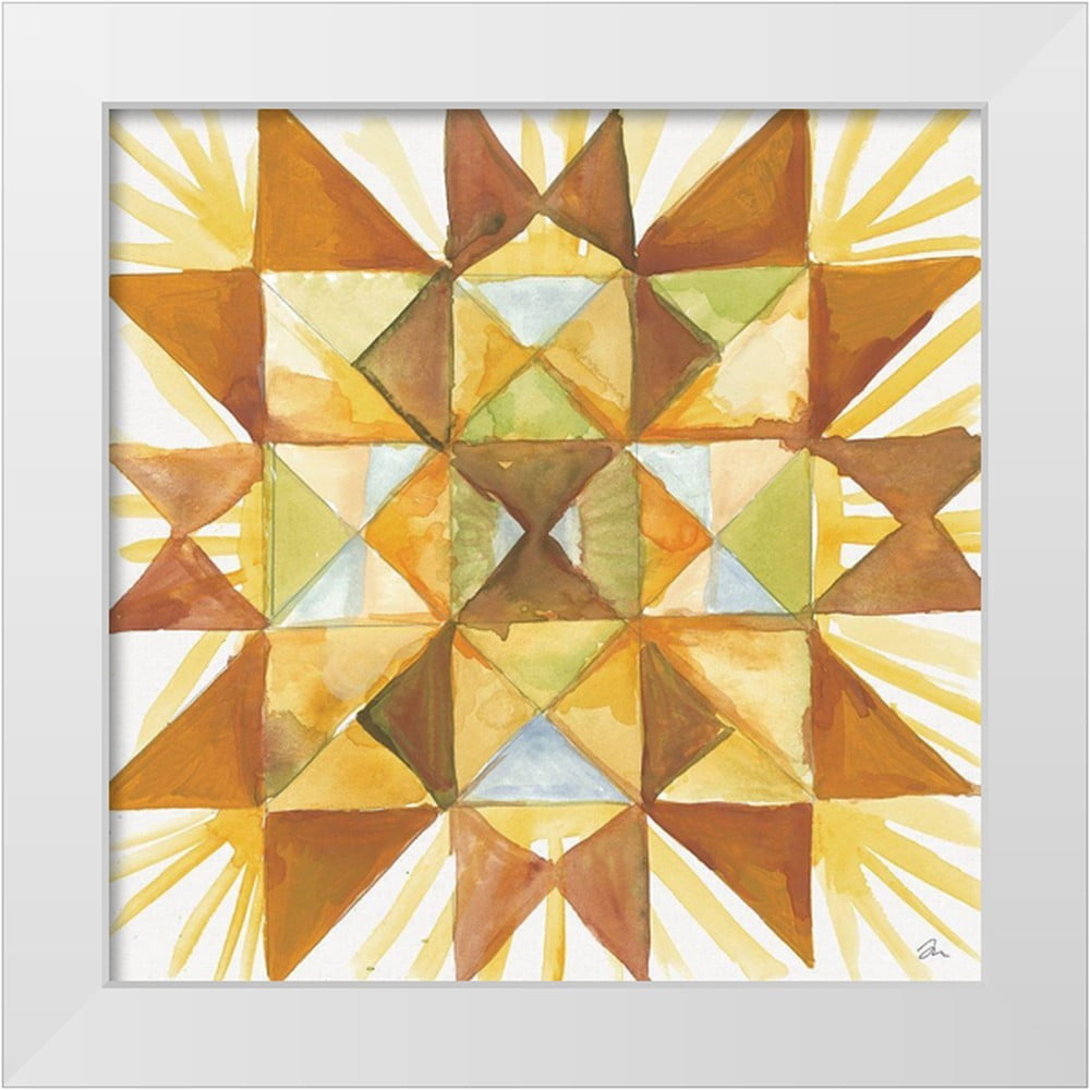 Mingo, Jessica 15x15 White Modern Wood Framed Museum Art Print Titled ...