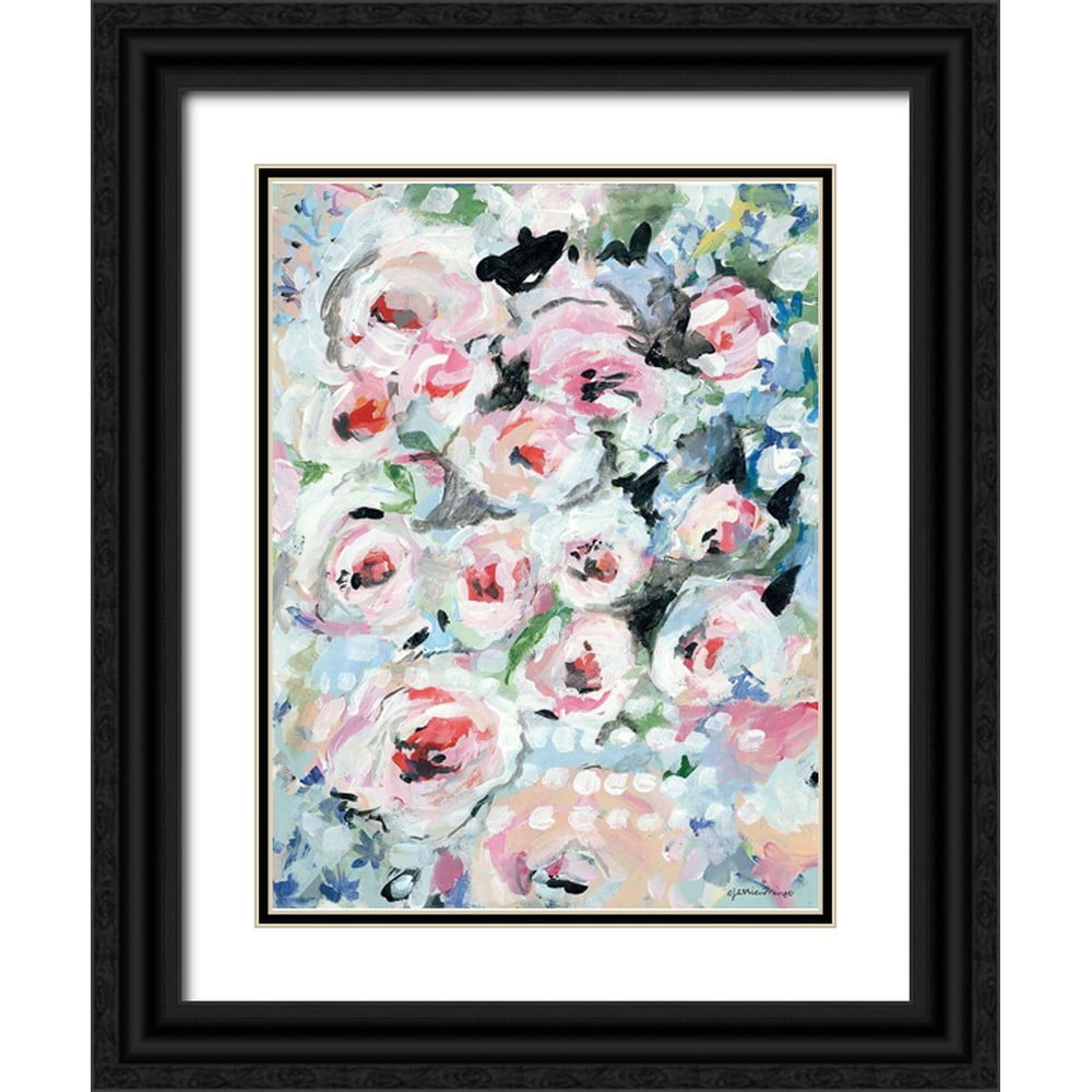 Mingo, Jessica 15x18 Black Ornate Wood Framed with Double Matting ...