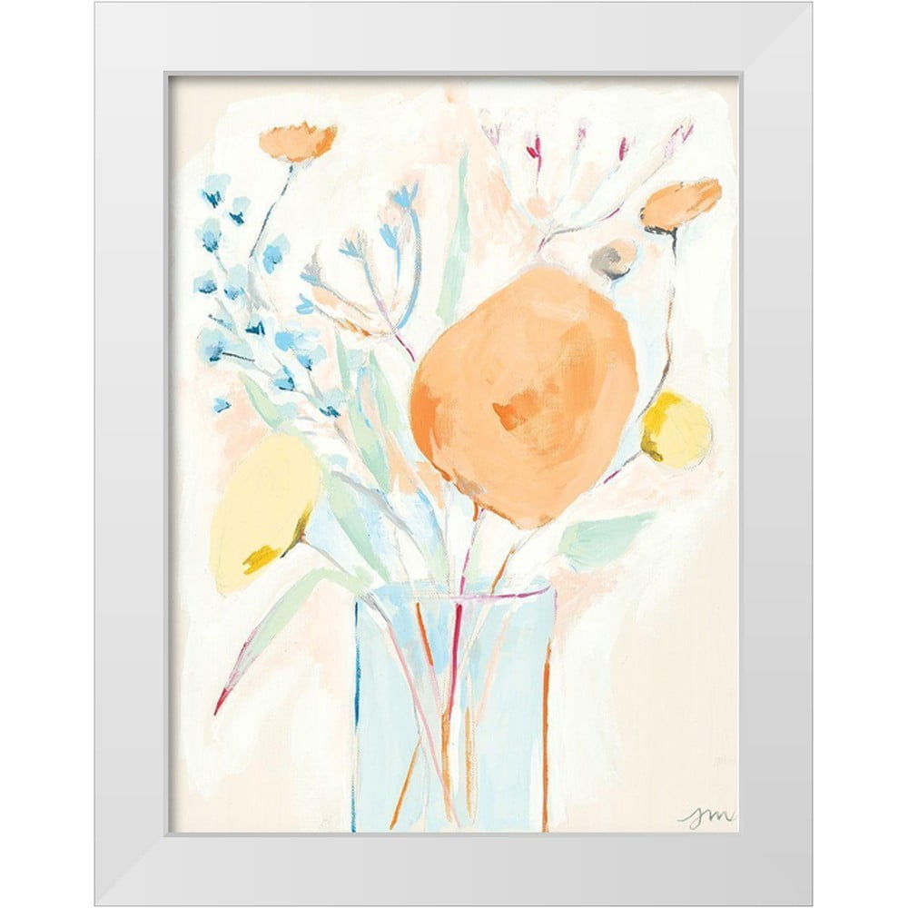Mingo, Jessica 15x18 White Modern Wood Framed Museum Art Print Titled ...