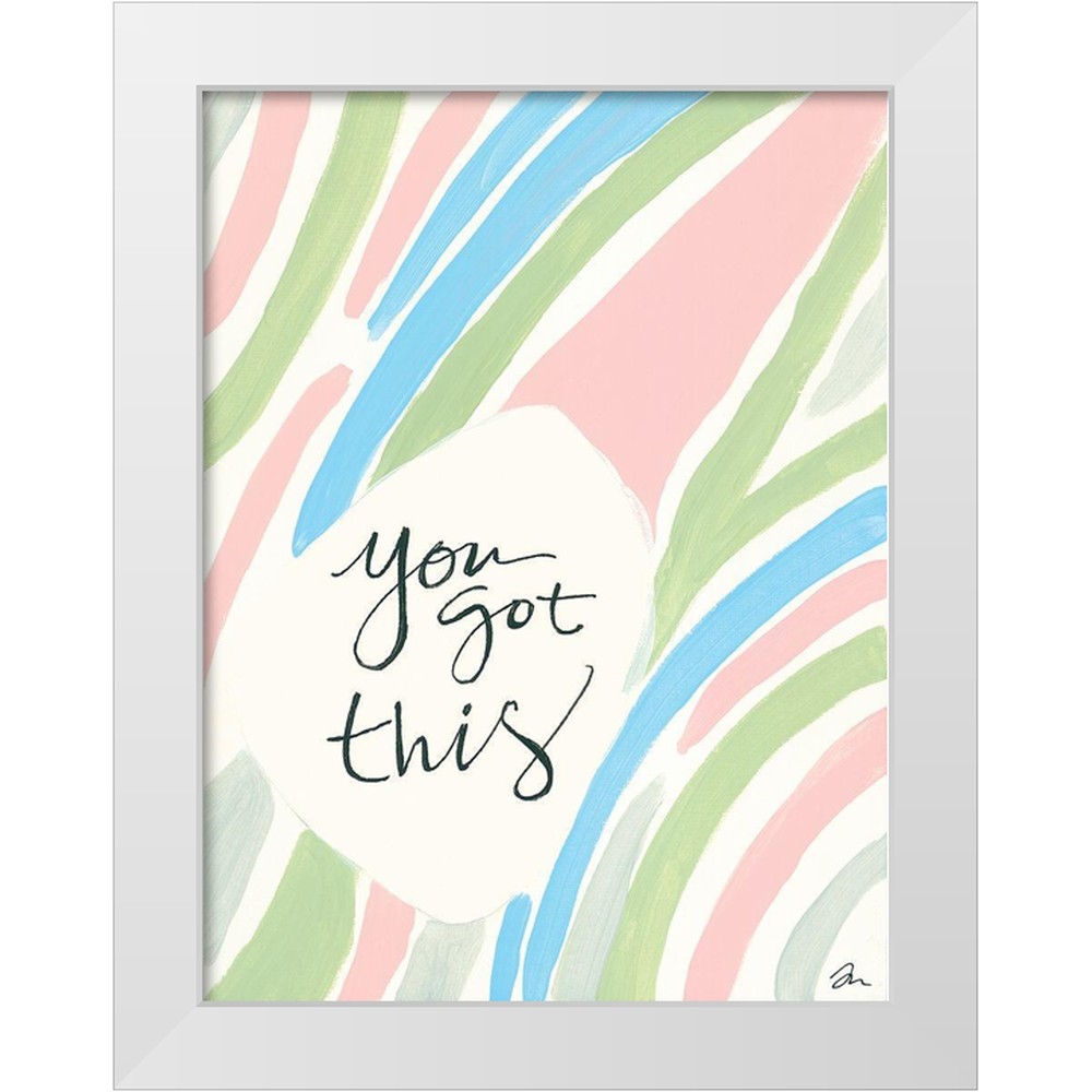 Mingo, Jessica 15x18 White Modern Wood Framed Museum Art Print Titled ...