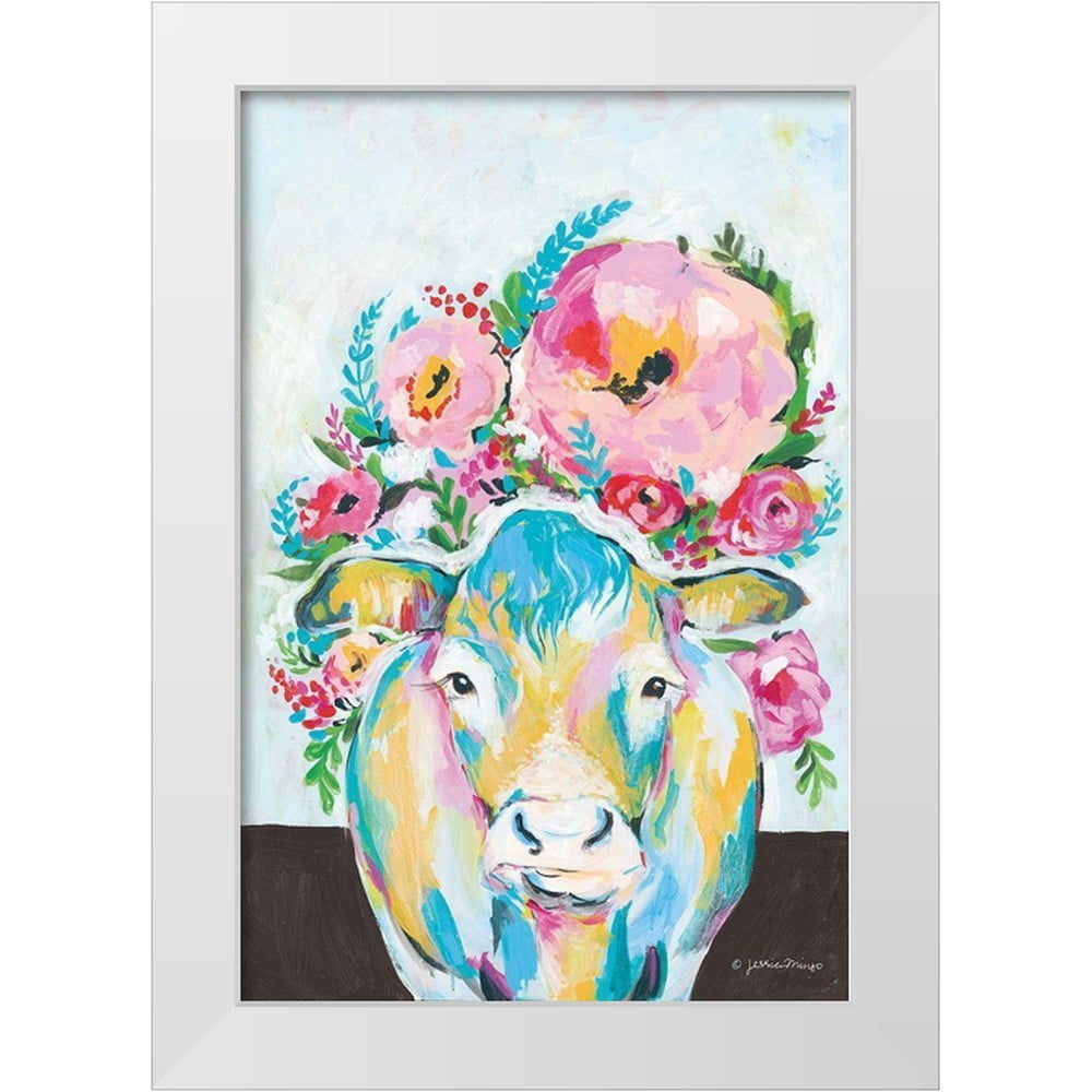 Mingo, Jessica 17x24 White Modern Wood Framed Museum Art Print Titled ...