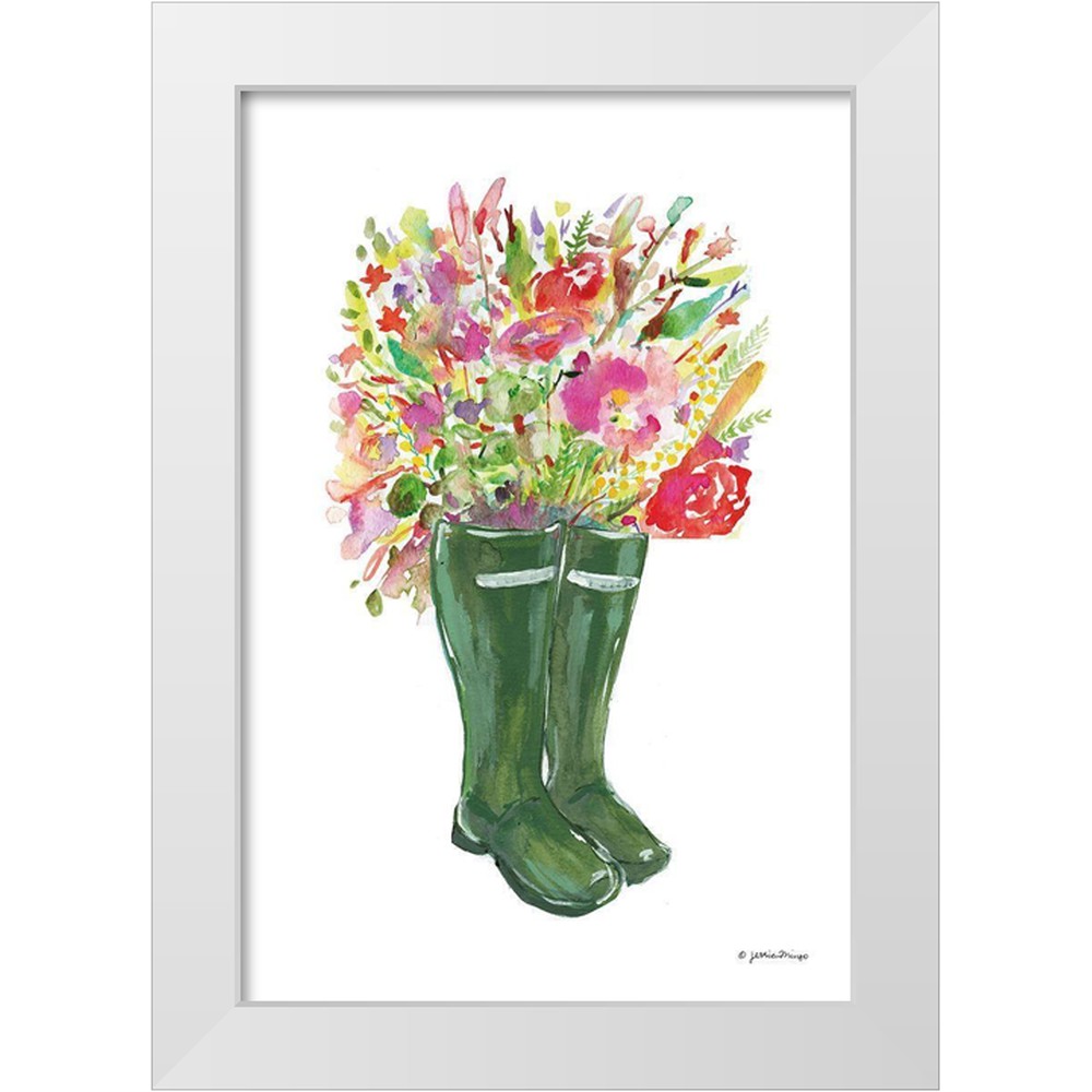 Mingo, Jessica 17x24 White Modern Wood Framed Museum Art Print Titled ...