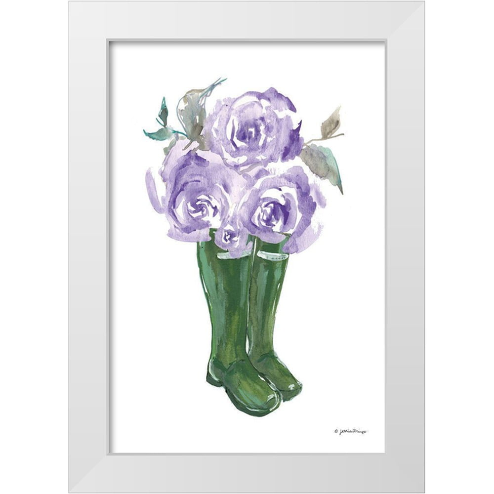 Mingo, Jessica 17x24 White Modern Wood Framed Museum Art Print Titled ...