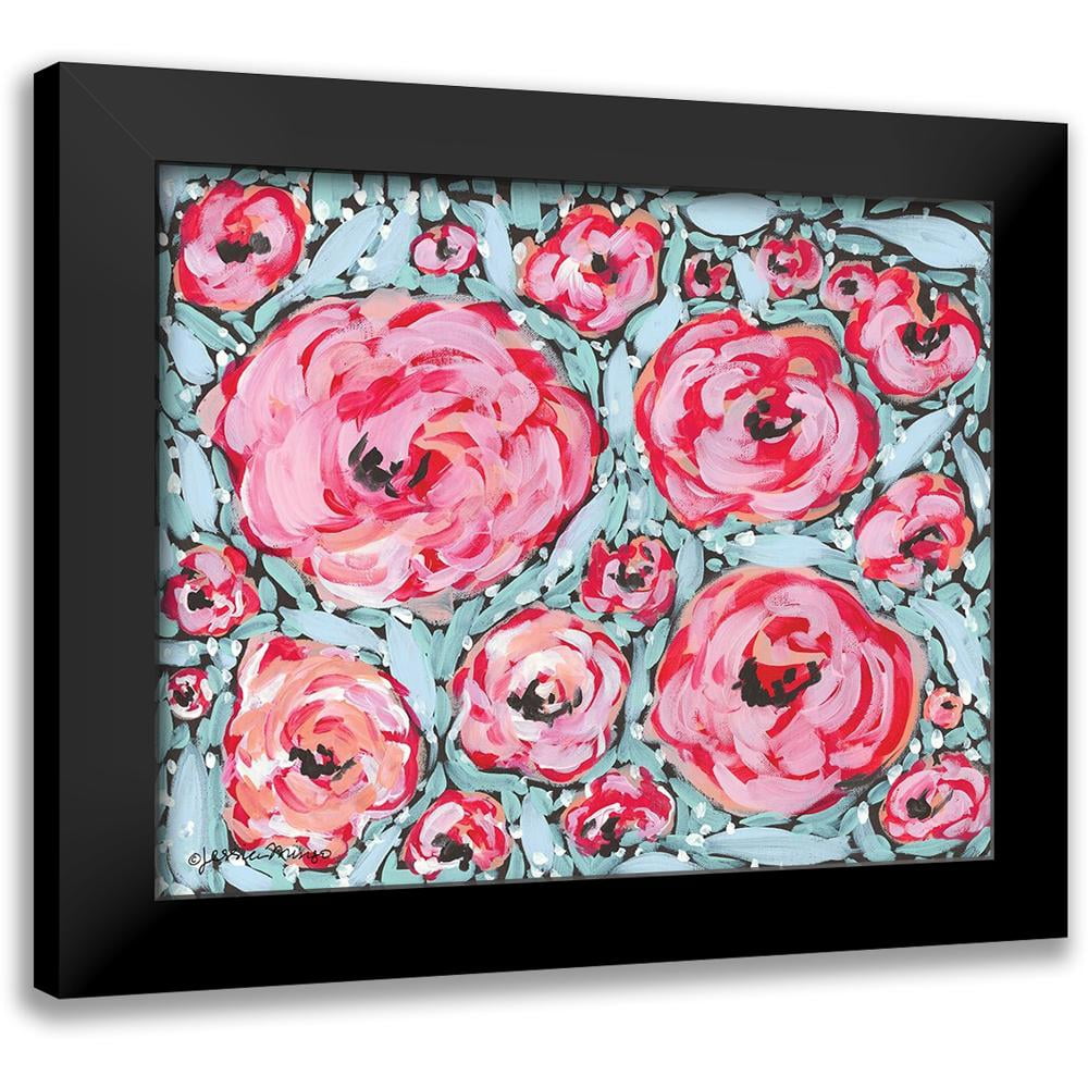 Mingo, Jessica 18x15 Black Modern Framed Museum Art Print Titled - Rose ...
