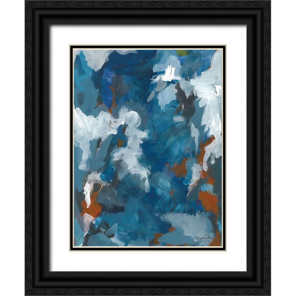 Mingo, Jessica 19x24 Black Ornate Wood Framed with Double Matting ...
