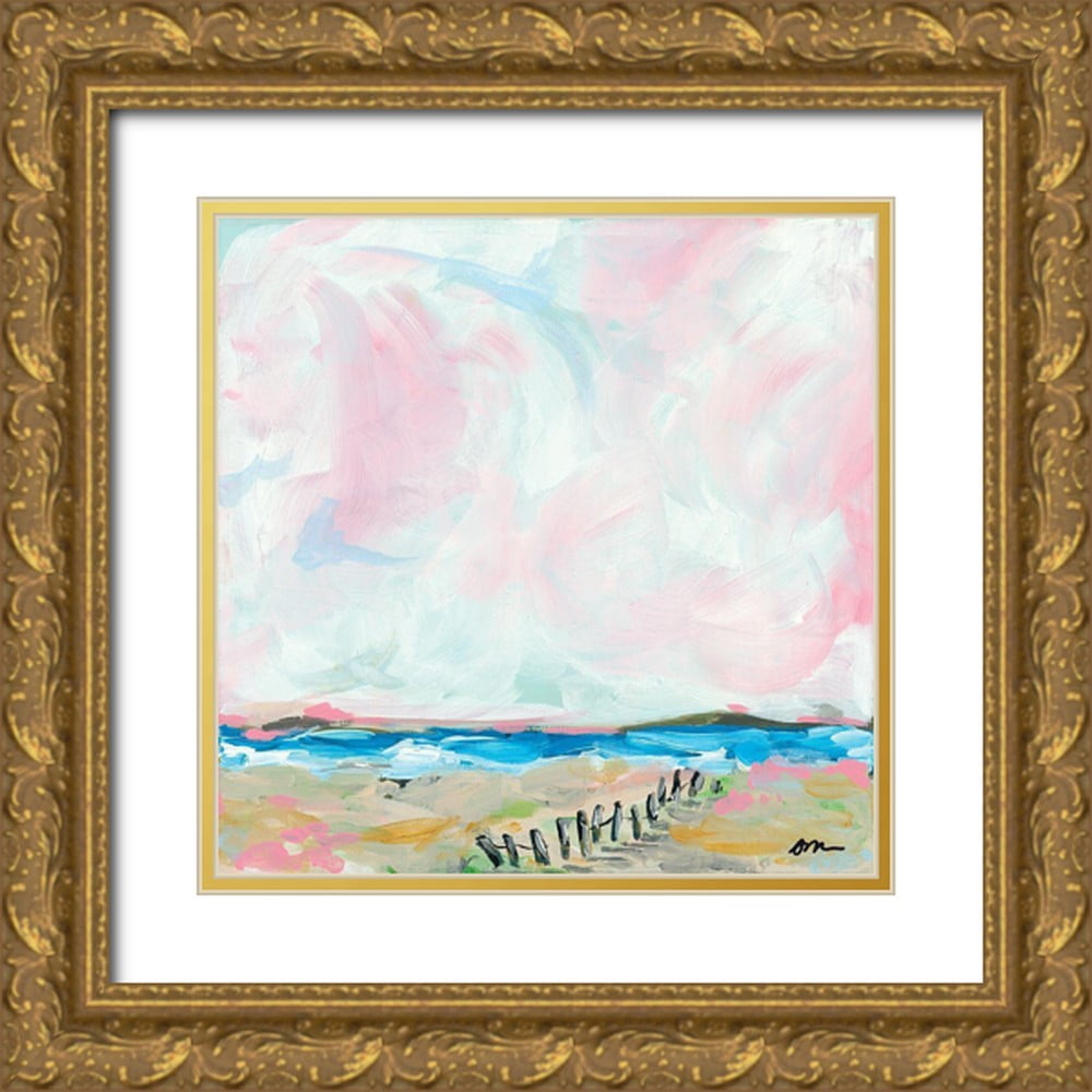Mingo, Jessica 20x20 Gold Ornate Wood Framed with Double Matting Museum ...