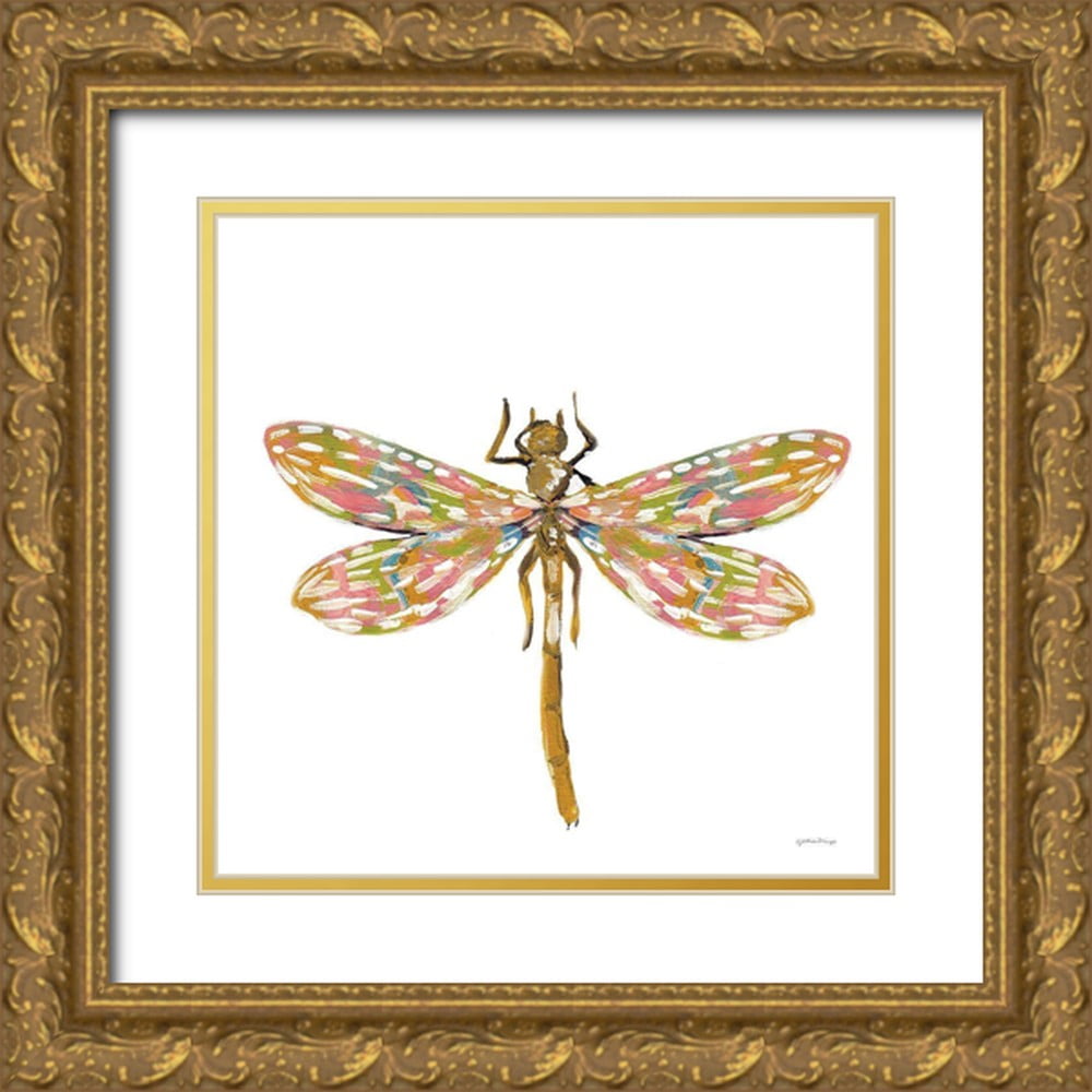 Mingo, Jessica 20x20 Gold Ornate Wood Framed with Double Matting Museum ...