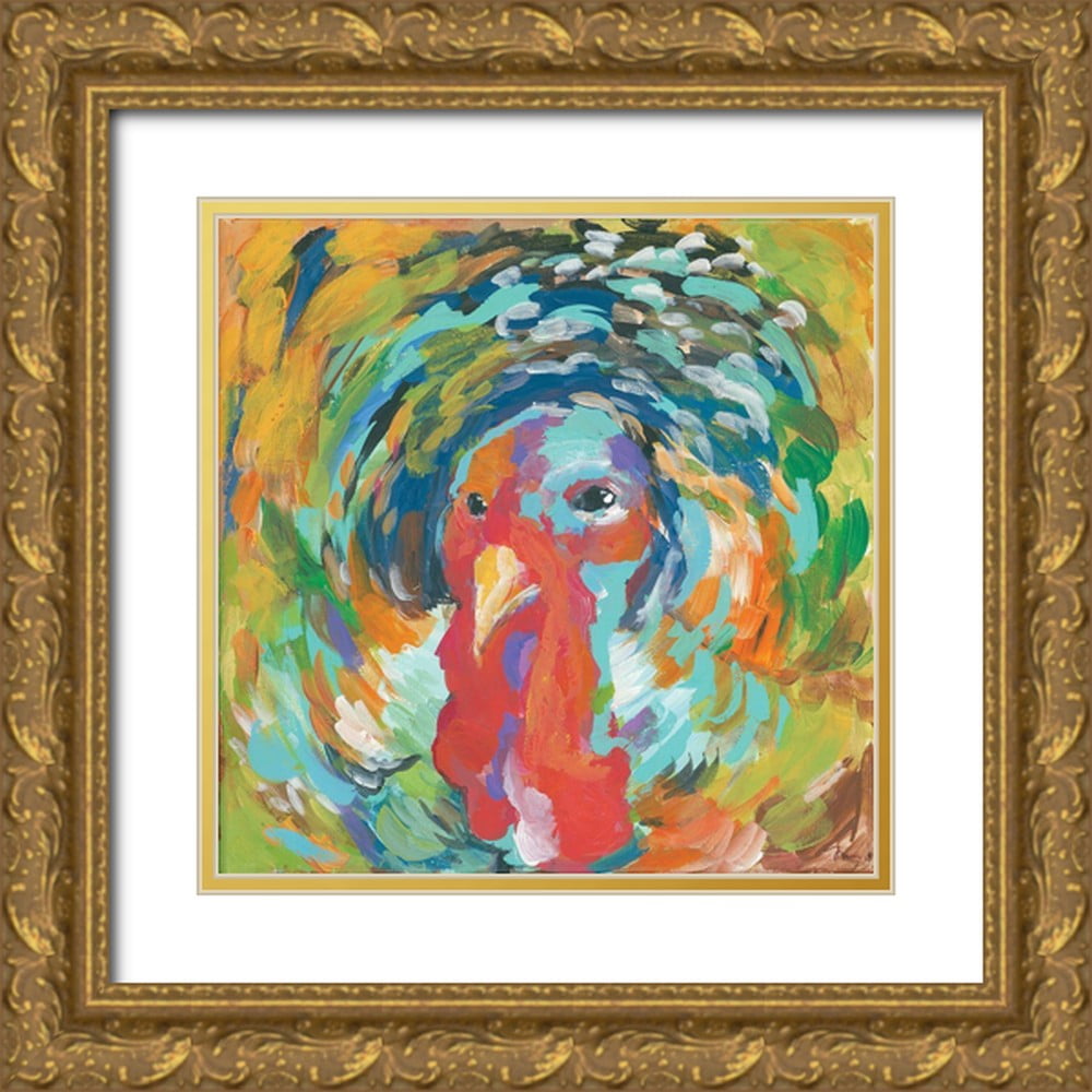 Mingo, Jessica 20x20 Gold Ornate Wood Framed with Double Matting Museum ...