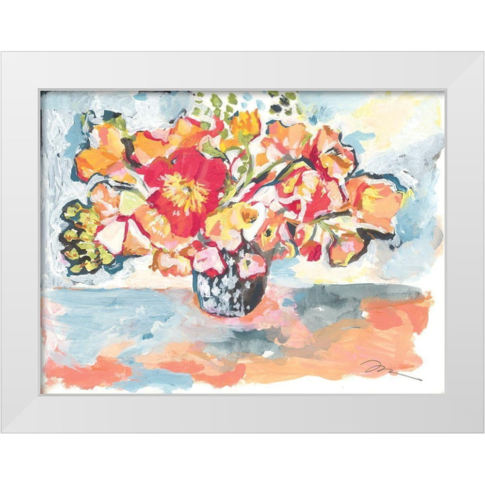 Mingo, Jessica 24x19 White Modern Wood Framed Museum Art Print Titled ...