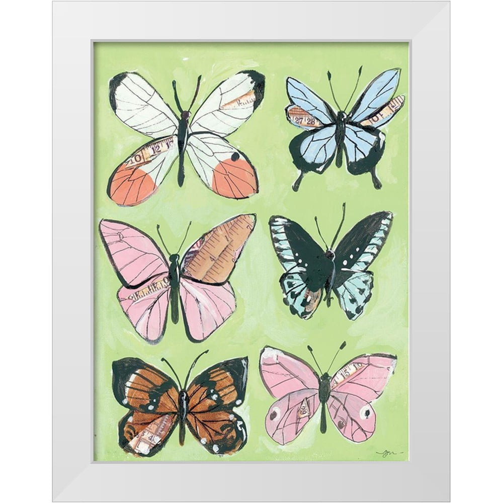 Mingo, Jessica 25x32 White Modern Wood Framed Museum Art Print Titled ...