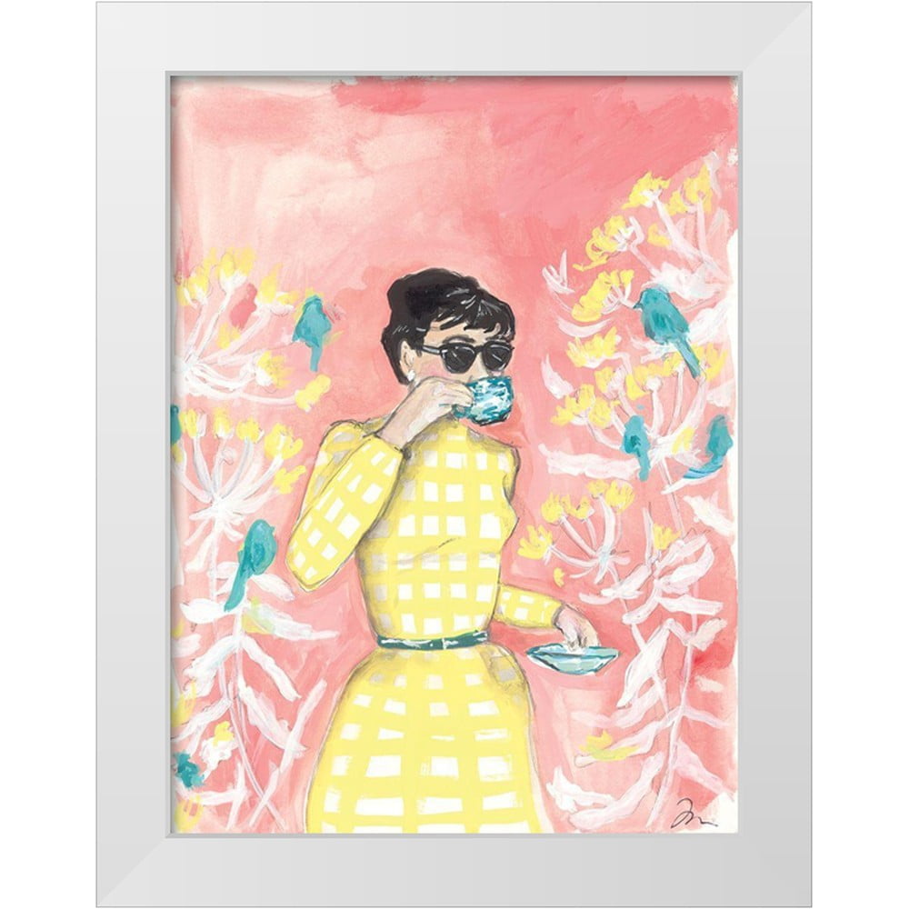 Mingo, Jessica 25x32 White Modern Wood Framed Museum Art Print Titled ...