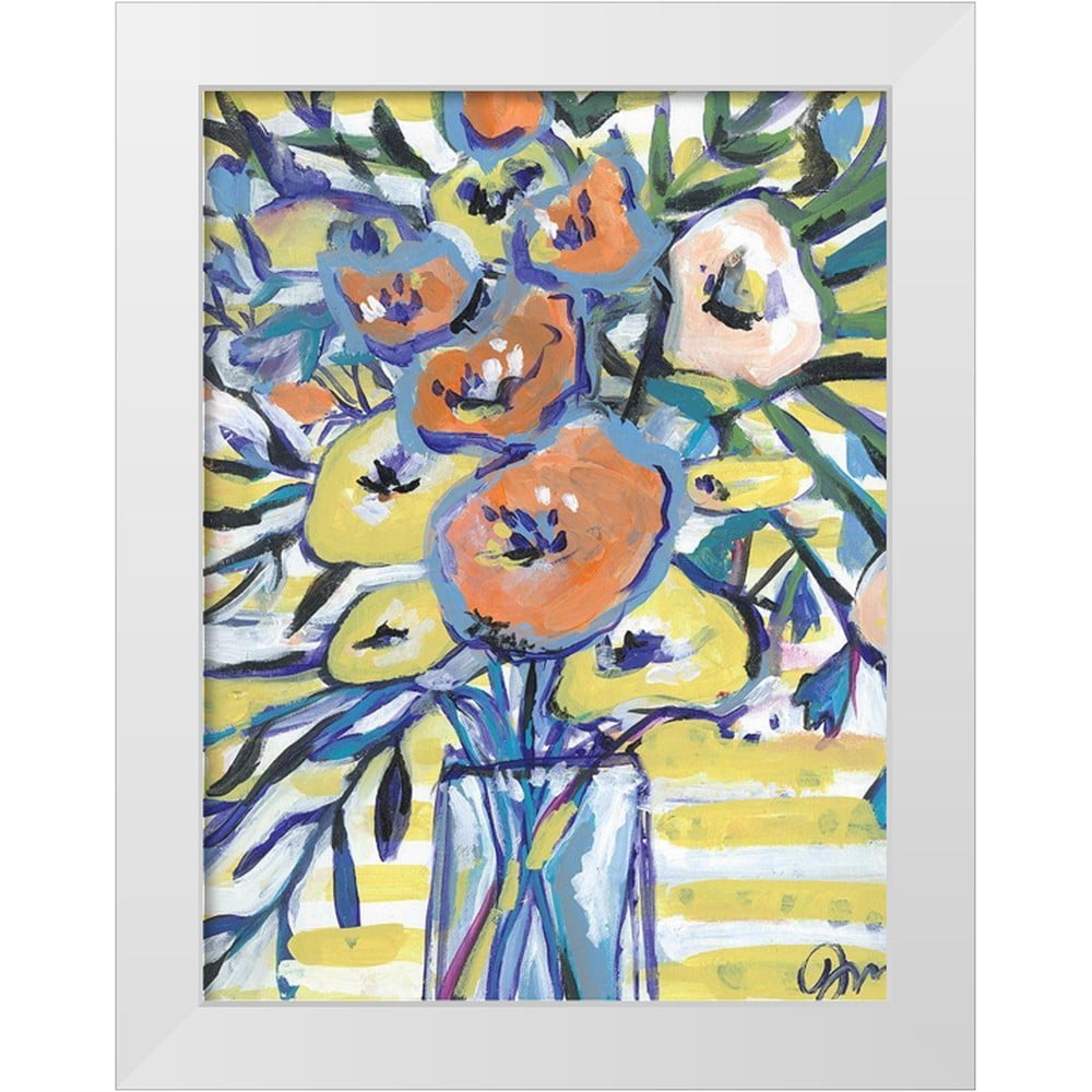 Mingo, Jessica 25x32 White Modern Wood Framed Museum Art Print Titled ...