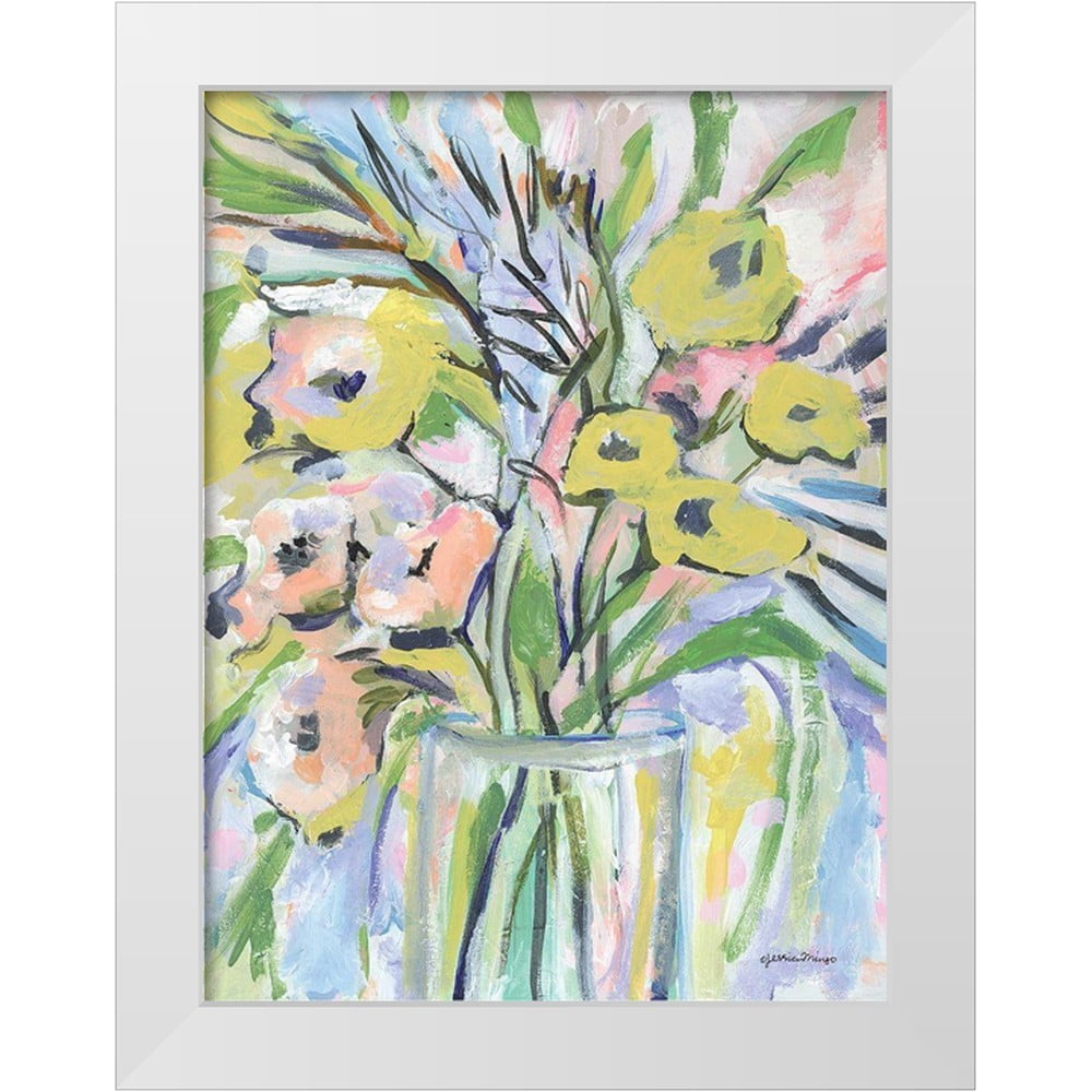 Mingo, Jessica 25x32 White Modern Wood Framed Museum Art Print Titled ...