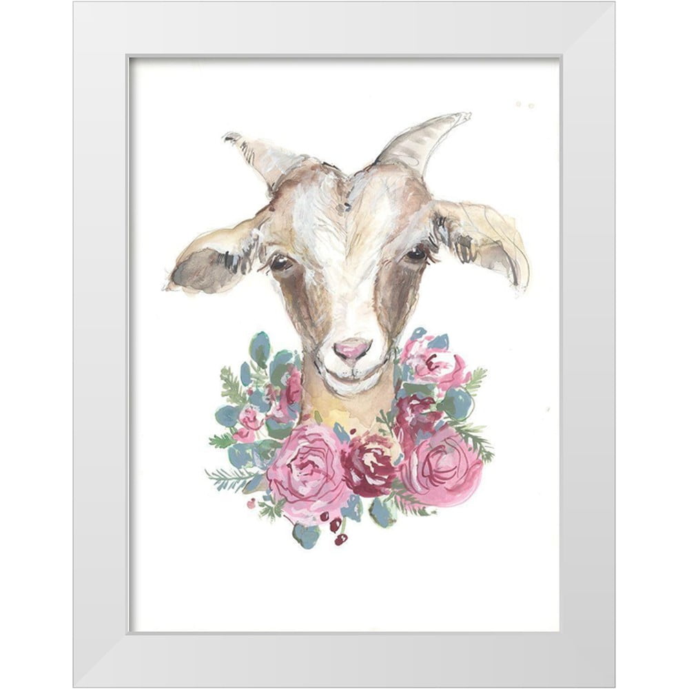 Mingo, Jessica 25x32 White Modern Wood Framed Museum Art Print Titled ...