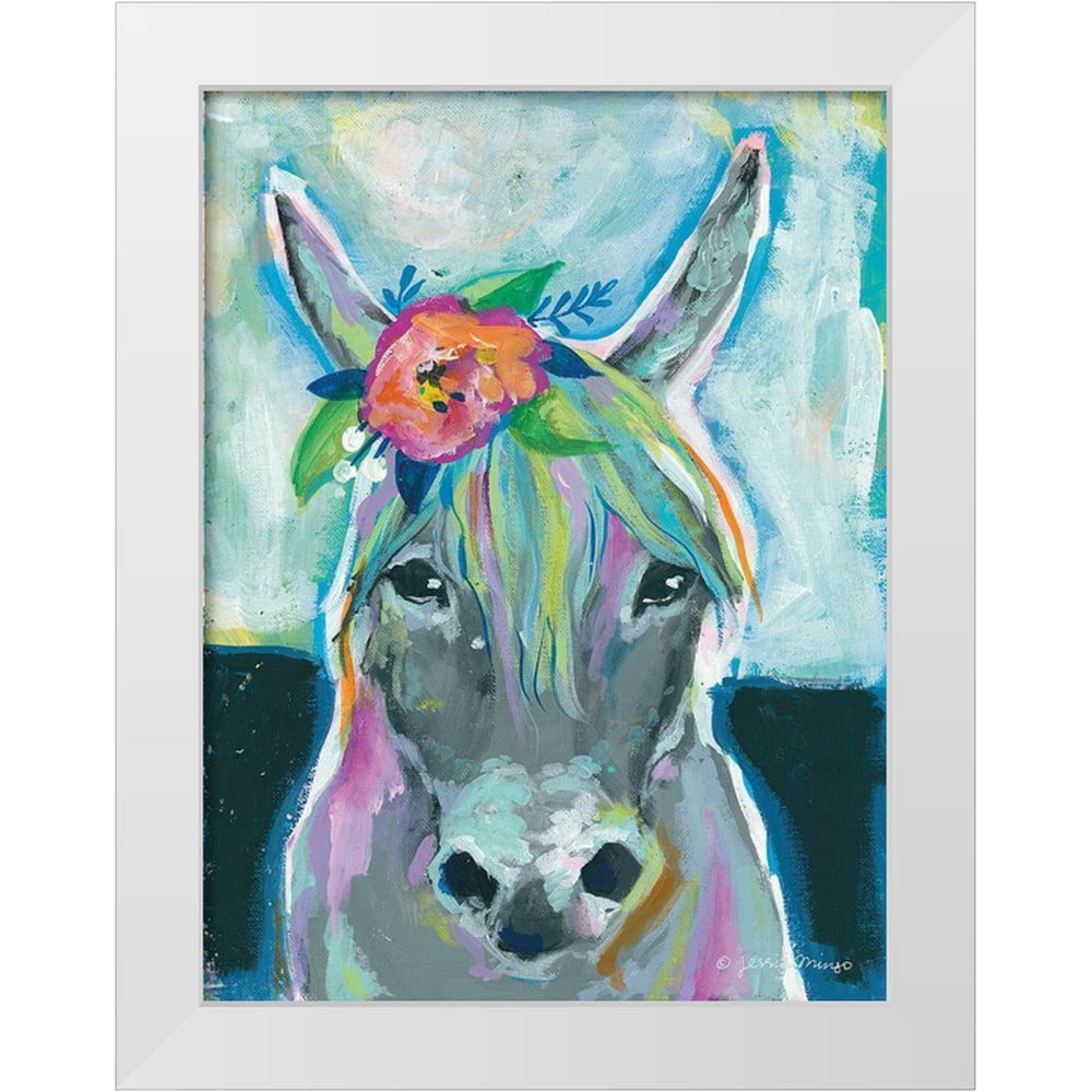 Mingo, Jessica 25x32 White Modern Wood Framed Museum Art Print Titled ...