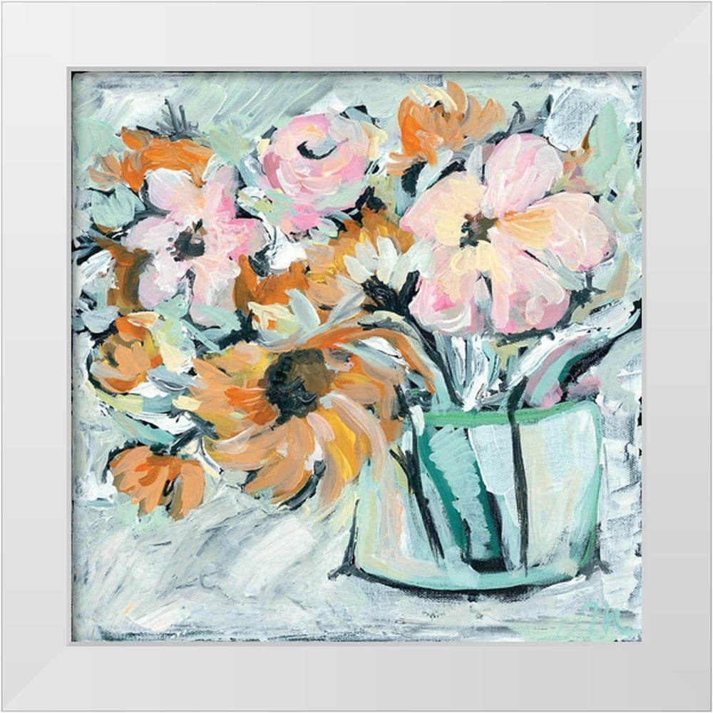 Mingo, Jessica 26x26 White Modern Wood Framed Museum Art Print Titled ...
