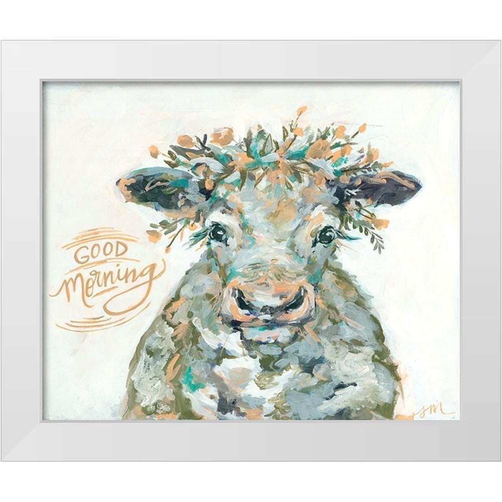 Mingo, Jessica 31x26 White Modern Wood Framed Museum Art Print Titled ...