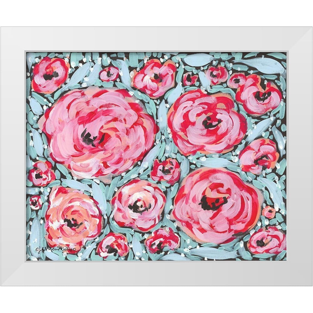 Mingo, Jessica 31x26 White Modern Wood Framed Museum Art Print Titled ...