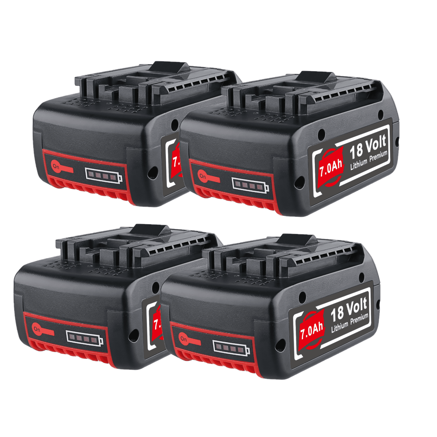 Mingsci 18V 7000mAh replacement battery for Bosch BAT609 BAT610G for ...