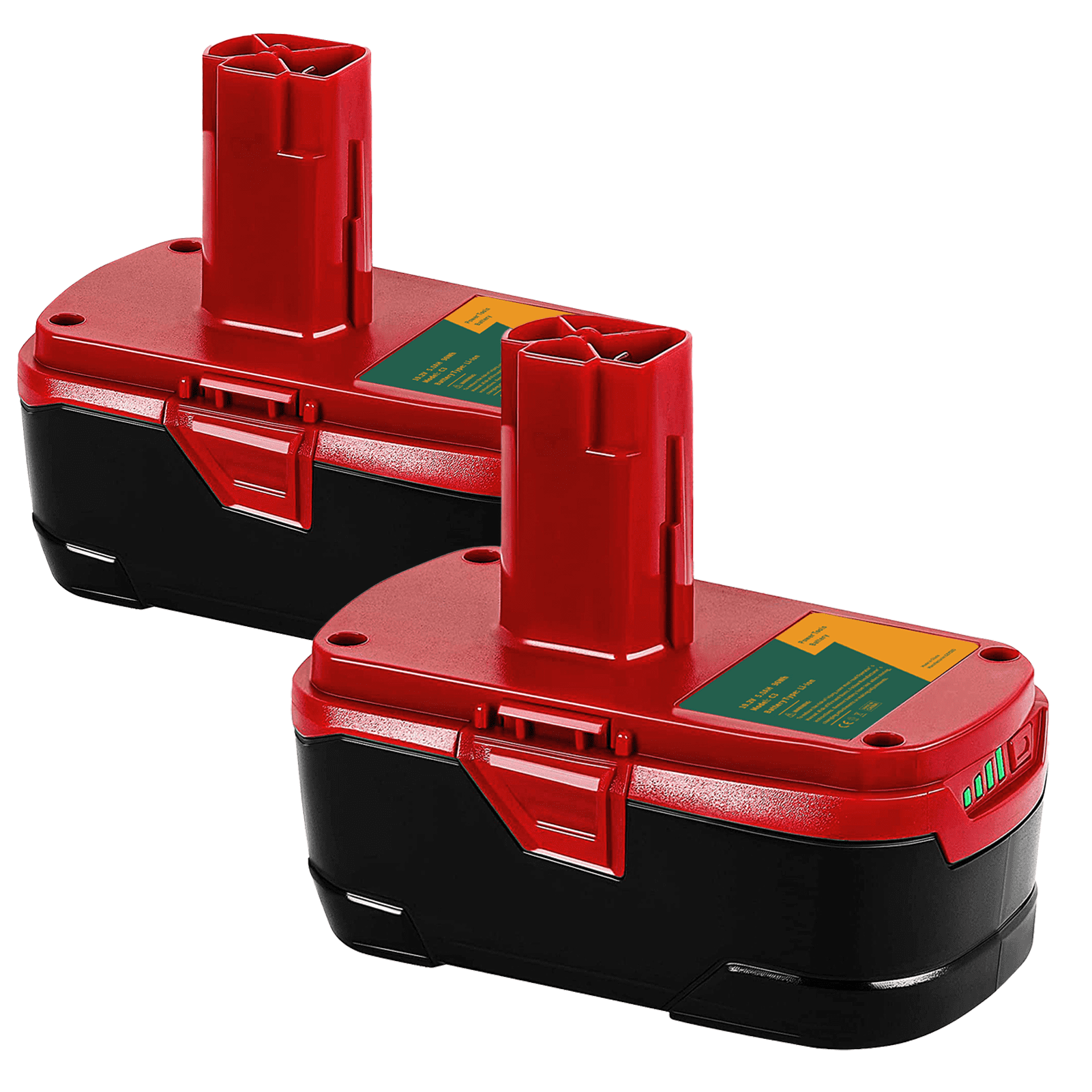 Mingsci 2PACK For 19.2V 5.5Ah Craftman C3 Li-Ion Compatible with 35702 PP2030 315.11375 High ...