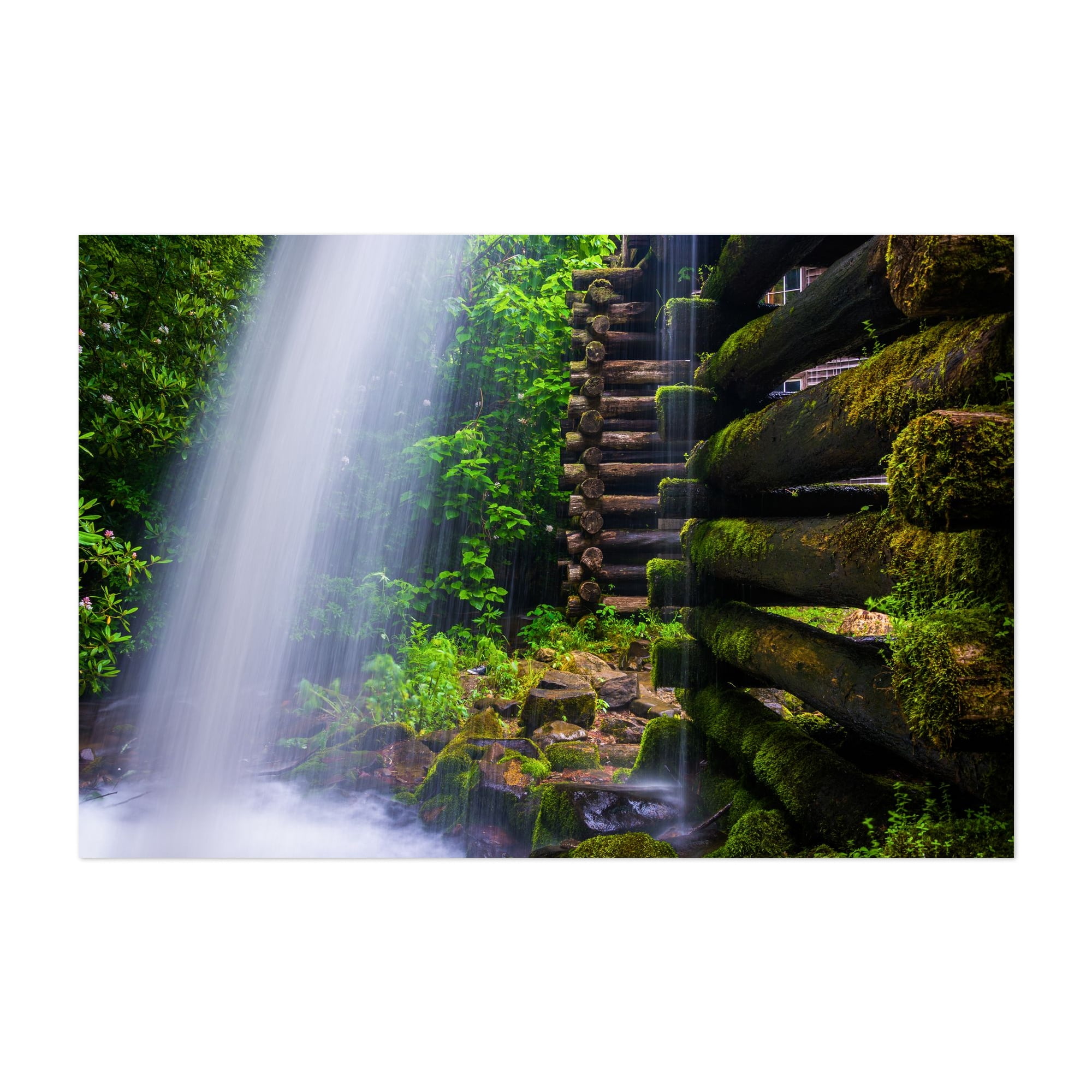 Mingus Mill Waterfall - North Carolina Photography Waterfall Nature ...